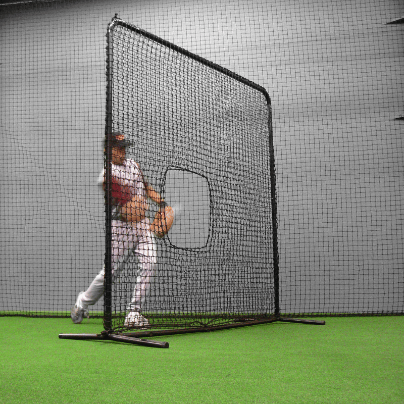 Softball Pitching Protective Square Screen | Batting Cages Inc