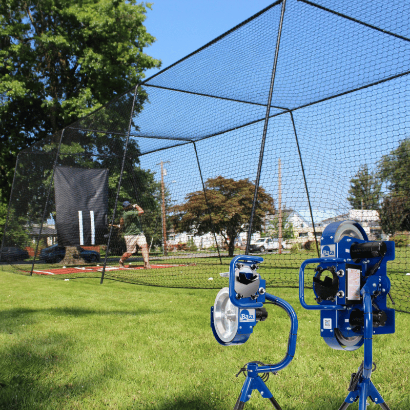 Freestanding Trapezoid Ultra Batting Cage Package | Great Backyard Cage