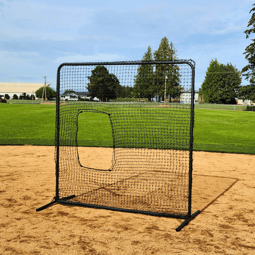 Softball Pitching Protective Square Screen | Batting Cages Inc