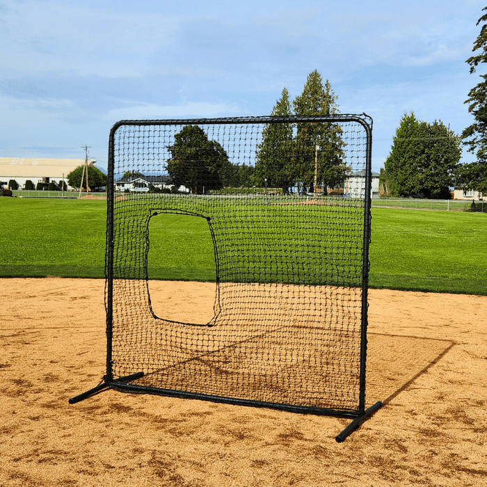 Softball Pitching Protective Square Screen | Batting Cages Inc