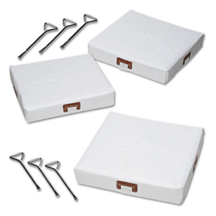 Heavy-Duty Vinyl Covered Bases (Set of 3) | Batting Cages Inc